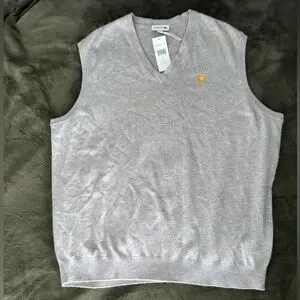 Lacoste | Sweaters | Lacoste Mens Chalkboard Heather Cashmere Vneck ...